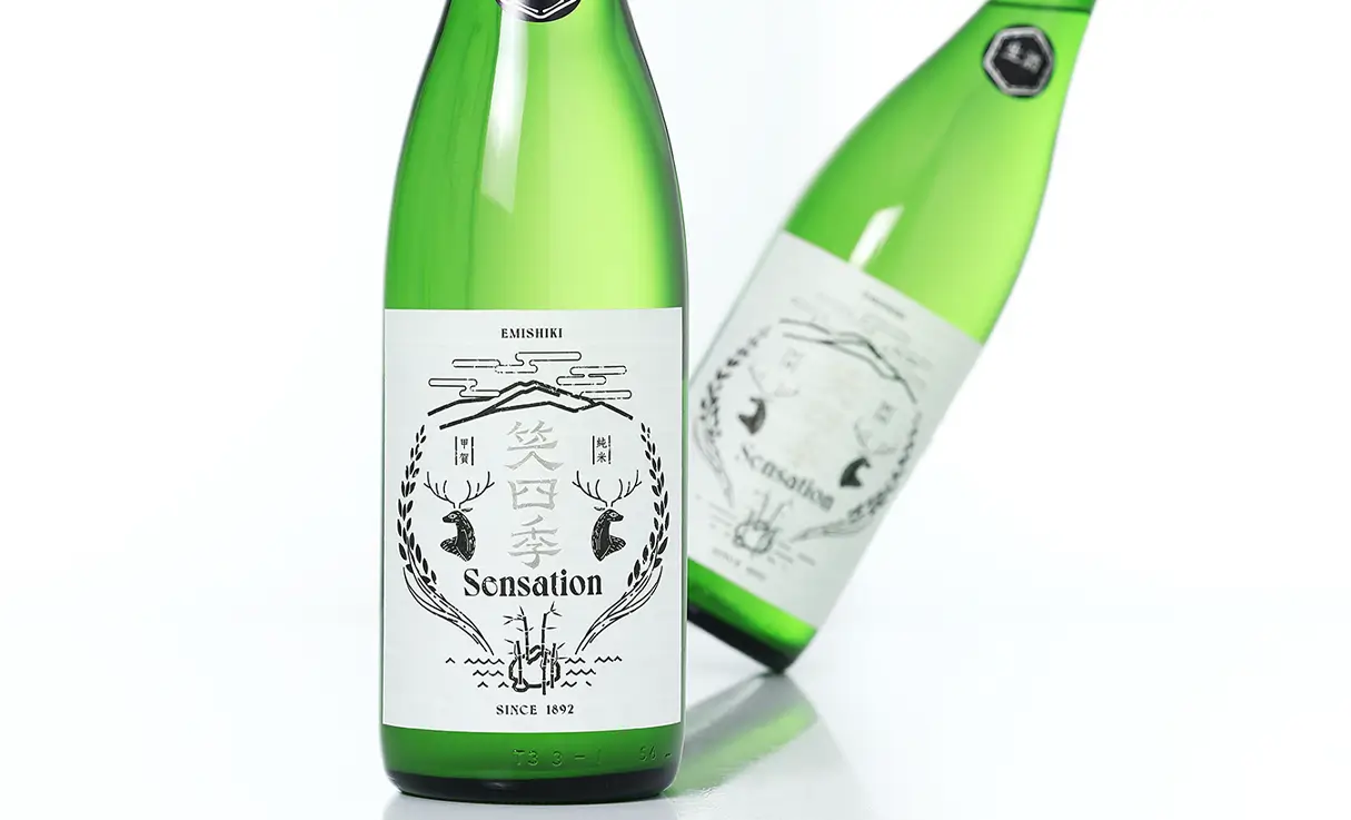 笑四季 Sensation白ラベル 生原酒 おりがらみ 1.8L | 笑四季（笑四季酒造） | 酒専門店鍵や