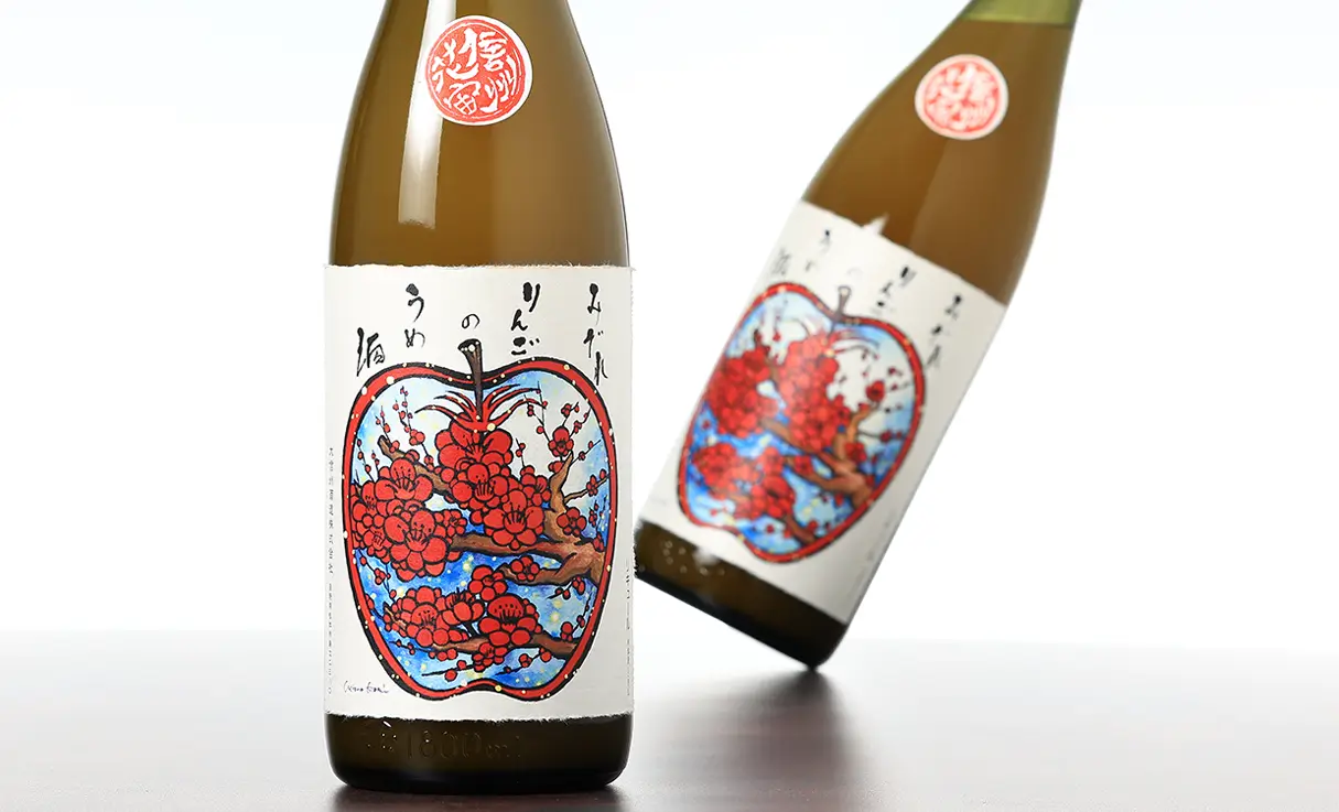 大信州 みぞれりんごの梅酒 1.8L | 大信州酒造（リキュール） | 酒専門店鍵や